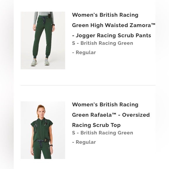 Figs | Pants & Jumpsuits | Figs Limited Edition British Racing Green ...